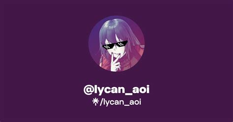Lycan Aoi Twitter Twitch Linktree