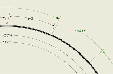 Inventor 2023 Arc Length With Radial Extension Lines R Autodeskinventor