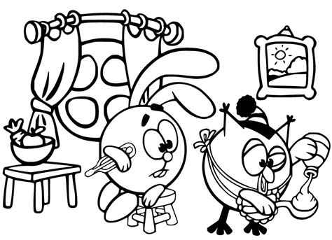 Dibujos Para Colorear De Kikoriki Y Pintar Imágenes Para Dibujar Gratis