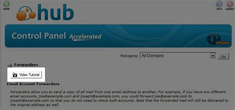 Using The CPanel Video Tutorials Web Hosting Hub