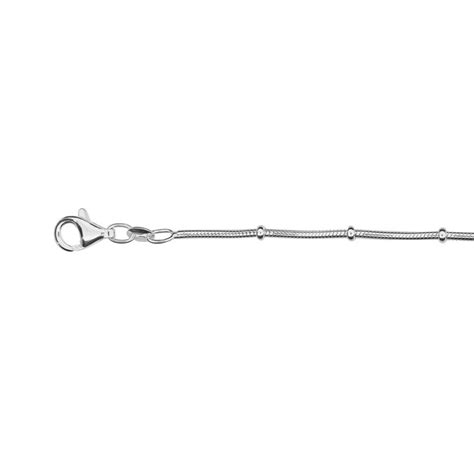 Silverkedja Med Kulor 1 50 0074 42 Silverkedja Halsband Med Rund