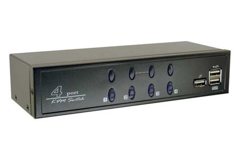 Port USB KVM Switch With Audio USB Hub Wholesale Computer Accessories PC Parts