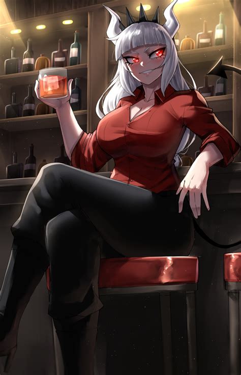 Safebooru 1girl Absurdres Alcohol Black Pants Crossed Legs Crown Cup