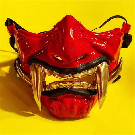 Oni Face Mask Etsy