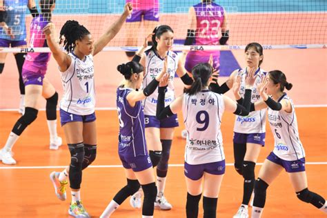 도로공사 흥국 격파하고 역대 최초 리버스 스윕 챔프전 우승기적 기록했다 네이트 스포츠