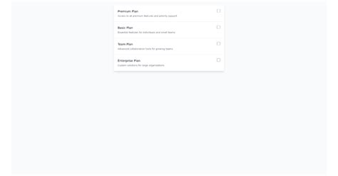 Modern Checkbox List Free Html Tailwind Component