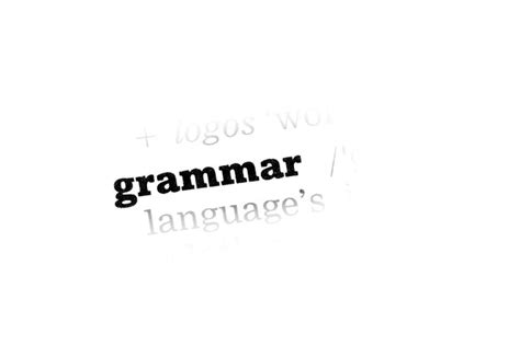 Premium Photo Grammar Dictionary Definition