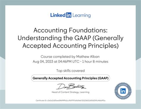 mathew alban on linkedin certificate of completion