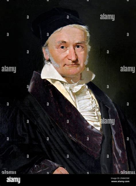 Carl Friedrich Gauss Portrait Of The German Mathematician And