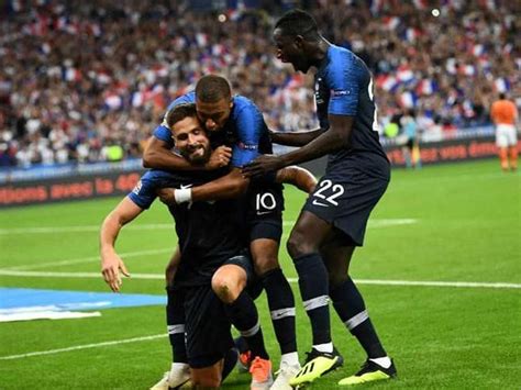 UEFA Nations League Olivier Giroud Gets Winner As France Celebrate