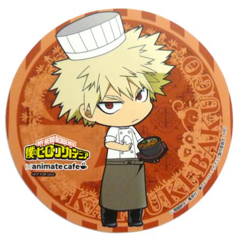 Katsuki Bakugo Cook Coaster My Hero Academia ×animatecafe 2nd Menu