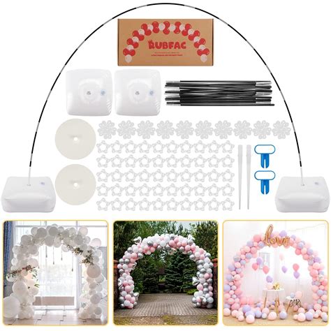 Buy Rubfac Balloon Arch Stand 10ft Wide Adjustable Balloon Arch Kit