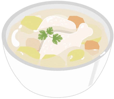 ซุปไก่ [ภาพวาดฟรี] Okusanpix