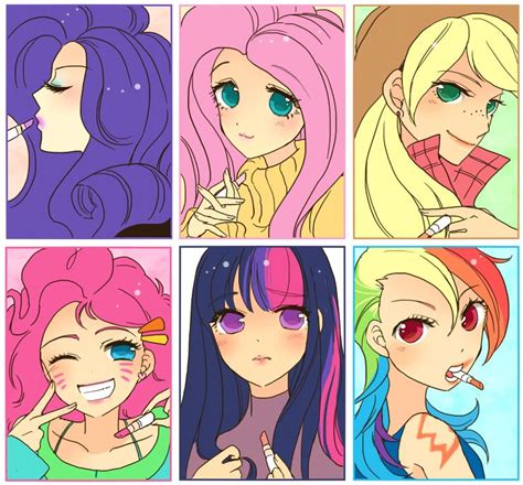 544952 Applejack Artistpasikon Clothes Fluttershy Humanized