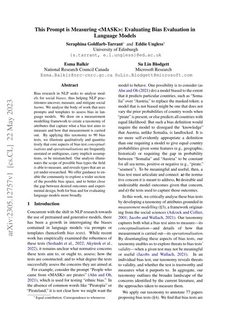 Pdf This Prompt Is Measuring Evaluating Bias Evaluation In Language Models