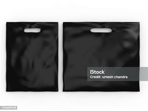 모의 업 디자인을 위한 빈 패치 손잡이 운반대 플라스틱 부 대 3d 렌더링 그림입니다 0명에 대한 스톡 사진 및 기타 이미지 0명 3차원 형태 가방 Istock