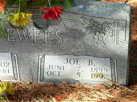 Joe Bruner Dewees 1899 1992 Homenaje De Find A Grave