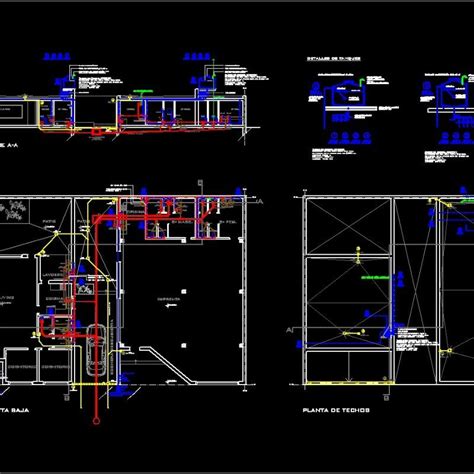 Plumbing Sewage And Storm Dwg Plan For Autocad • Designs Cad
