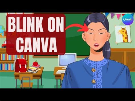 Make Character S Blink With Canva Animation Eye Shapes Youtube
