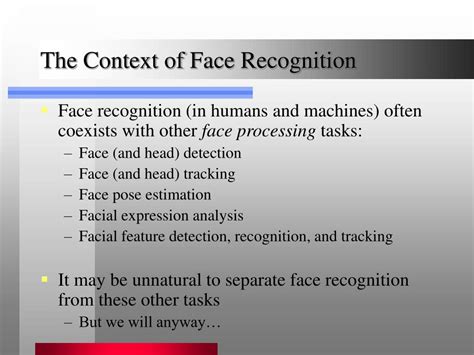 Ppt An Overview Of Face Recognition Using Eigenfaces Powerpoint