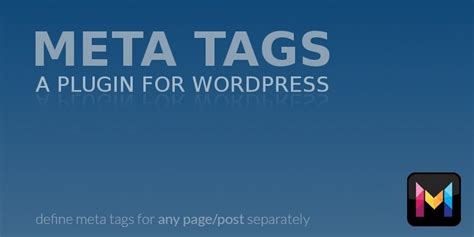 Wordpress Meta Tags WordPress Plugin By Medianetic Codester