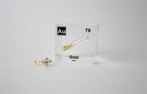 Gold Element Cube Engineered Labs