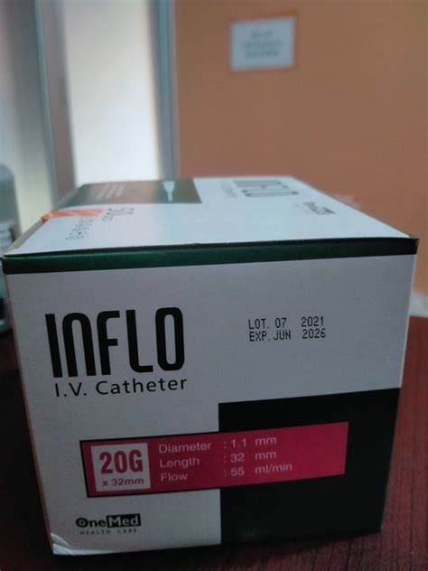 Inflo Iv Catheter 20g