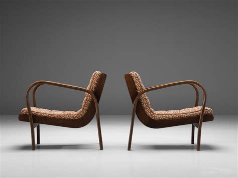 Karel Kozelka And Antonin Kropacek For Interier Praha Lounge Chairs For Sale At 1stdibs