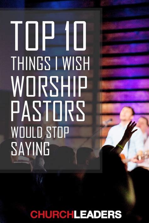 Ever Wondered About The Habits Of Highly Effective Worship Pastors