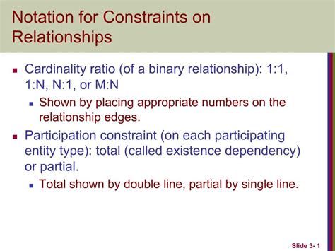 Ppt Notation For Constraints On Relationships Powerpoint Presentation
