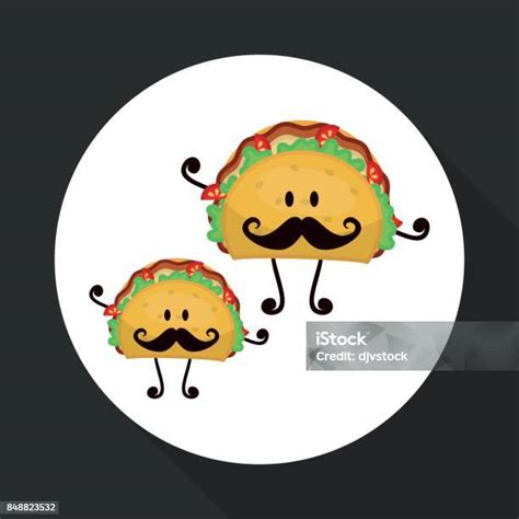 Ilustrasi Datar Tentang Desain Makanan Cepat Saji Ilustrasi Stok