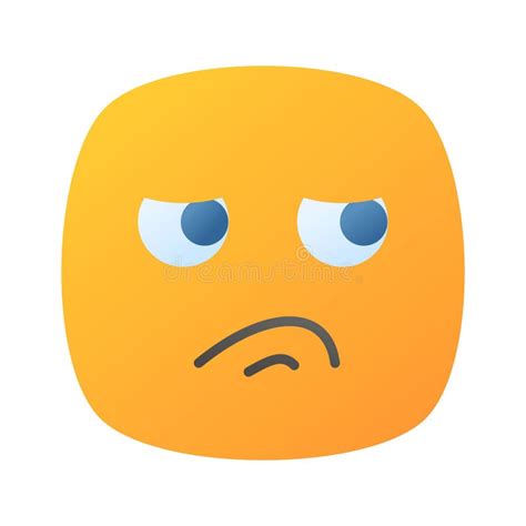 Disgusted Emoji Vector Design Customizable Unique Vector Stock Vector