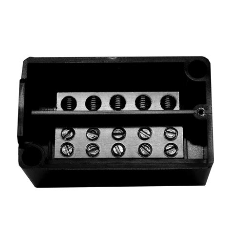 Junction Box 100a 5 Way Black Mr Resistor Lighting