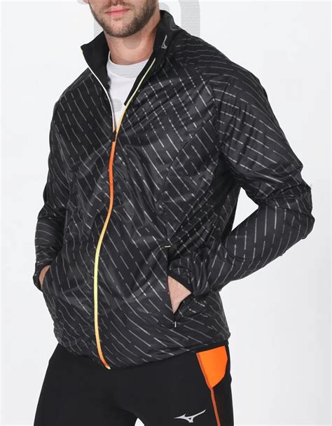 Мужская ветровка для бега Mizuno Reflect Wind Jacket J2GE0510-09 купить ...