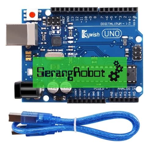 jual arduino uno r3 dip atmega328p atmega16u kabel usb murah kota