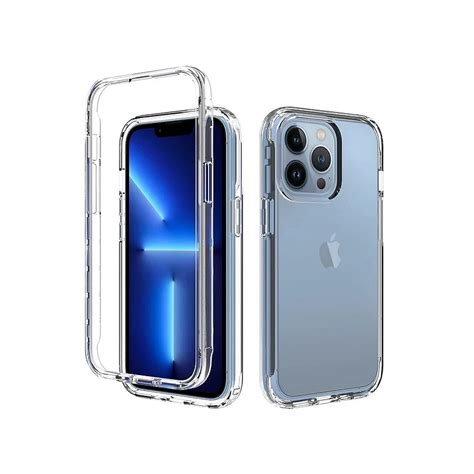 Funda Doble IPhone Plus Silicona Transparente Delantera Y Trasera