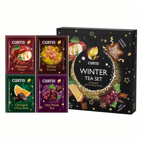 Curtis "Winter Tea Set" assorted tea, in sachet, 1.6 g x 24 pcs.
