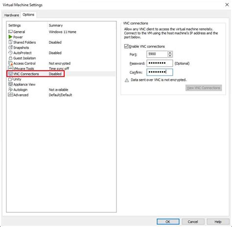 Remotely Control A VMware Workstation Virtual Machine Using VNC