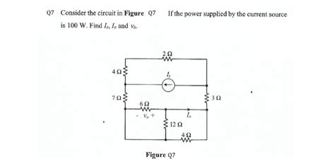 Solved Q Consider The Circuit In Figure Q If The Power Chegg