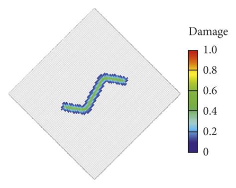 comparison of the crack propagation paths of the plate a t 25 μs