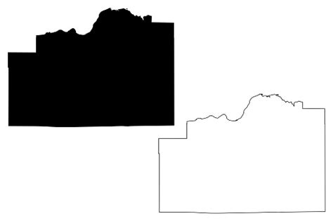 Cassia County Idaho Haritası Stok Vektör Sanatı And Abd‘nin Daha Fazla