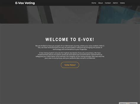 Online Voting System