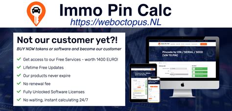 online seed key calculator for vediamo and monaco immobilizer pincode calculator