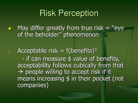 Ppt Risk Perception Powerpoint Presentation Free Download Id278198