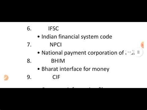 Banking Related Full Forms YouTube