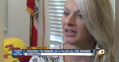 Cal Fire San Diego Firefighter Cory Iverson Widow Starts Charity Foundation Firehouse