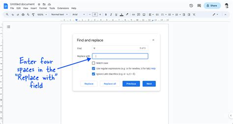 How Many Spaces Is A Tab In Google Docs