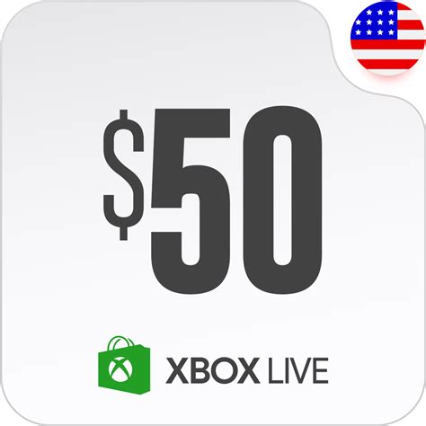 خرید گیفت کارت ایکس باکس 50 دلاری آمریکا
