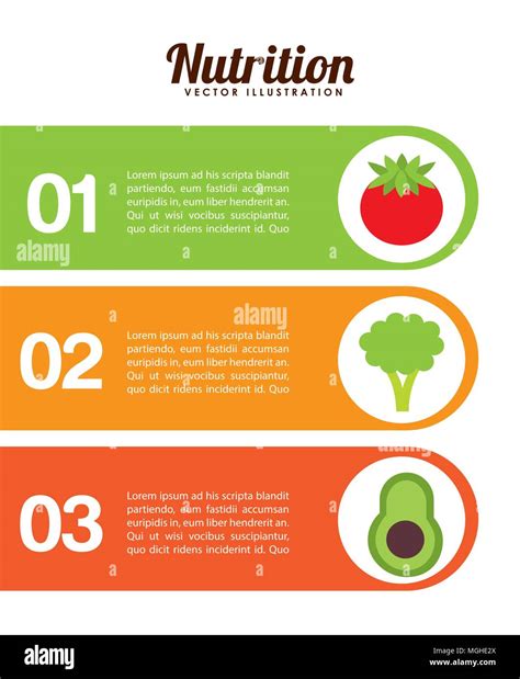 Healthy Nutritional Chart Illustration Stock Vector Images Alamy