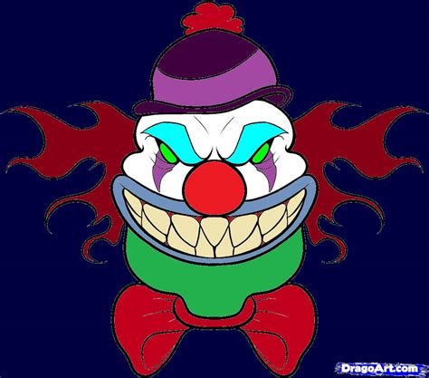 How To Draw A Scary Clown Step 6 1 00000003599 By Bigkrocks On Deviantart